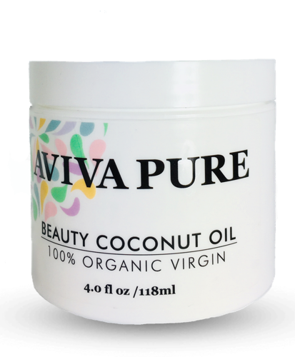 Aviva Pure Organic Coconut Oil for Skin, Coco Oil Face, Hair and Body
