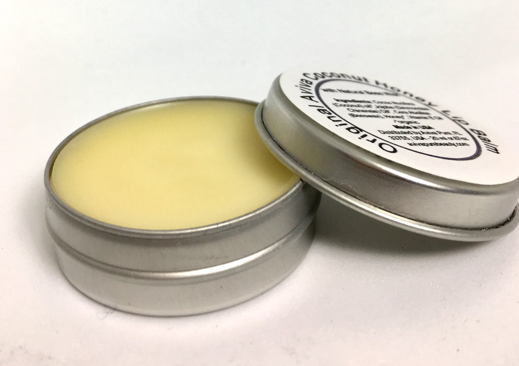 Original Organic Coconut Honey Lip Balm for Dry Lips – Aviva Pure